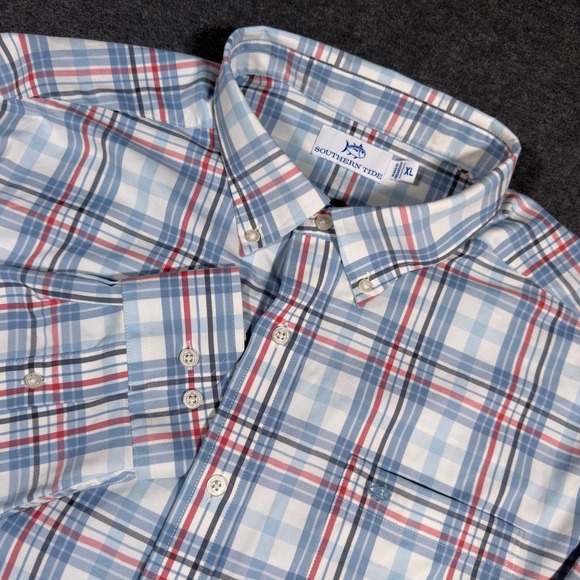 Southern Tide | Shirts | Southern Tide Button Down Shirt Mens Xl Blue ...